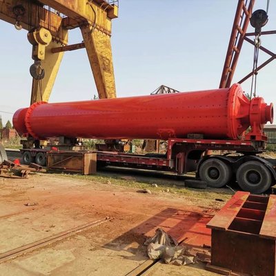 Red Industrial Grinding Ball Mill Machine for Mining Process